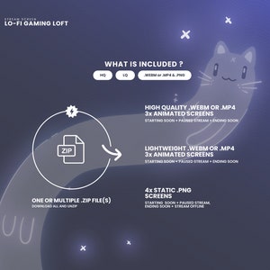 4 Animated Stream Screens - Twitch & Youtube - Cosy LOFI Room Gaming ...