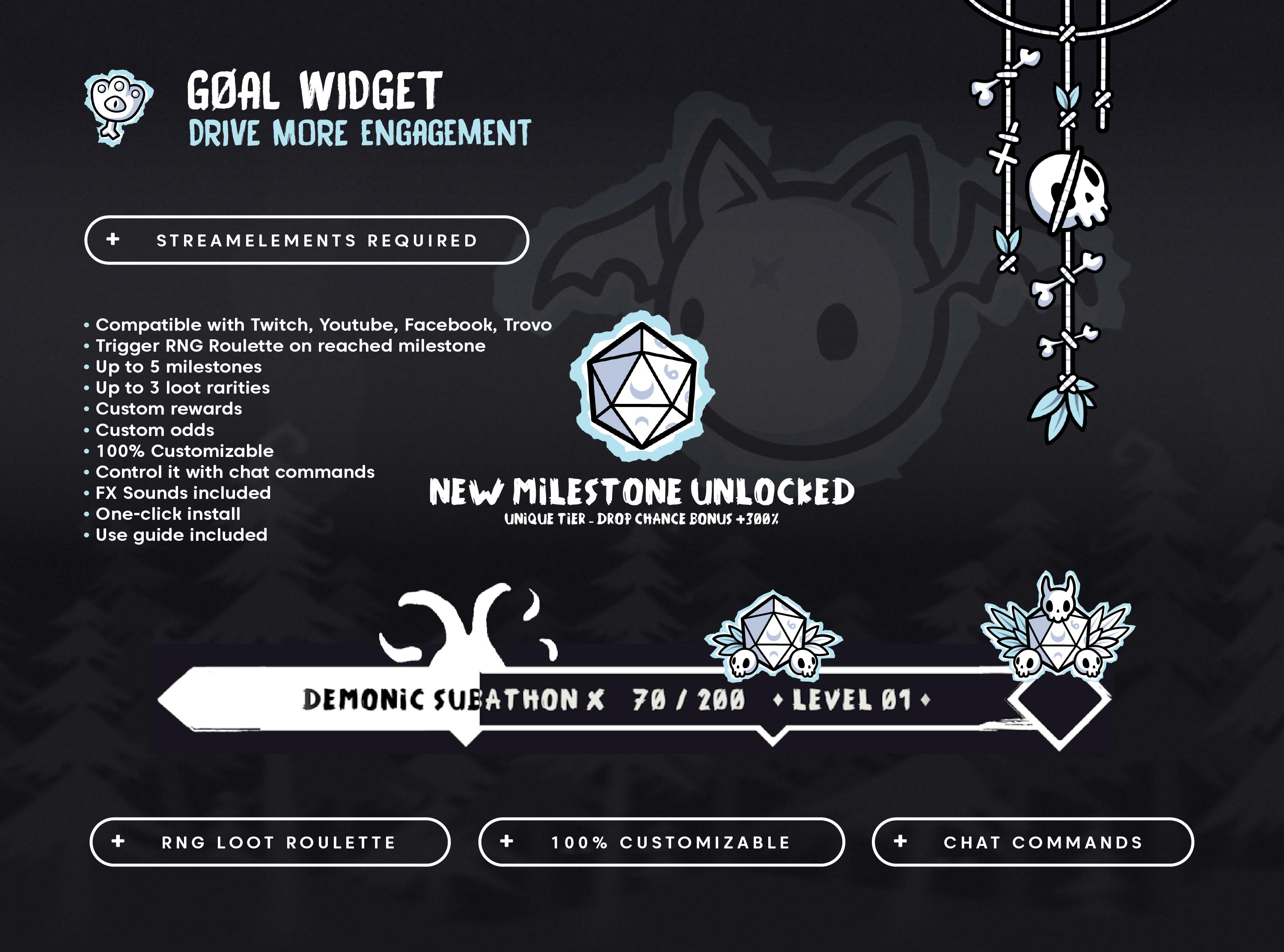 Demonic Forest – Blue Stream Package for Twitch, Youtube, Kick ...