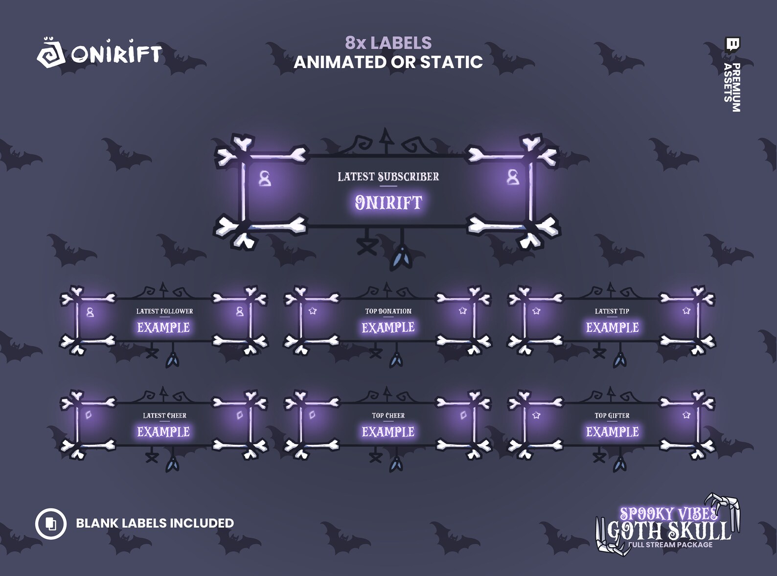 Gothic & Spooky Streaming Package for TWITCH YOUTUBE Halloween ...