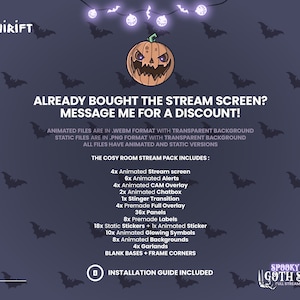 Gothic & Spooky Streaming Package for TWITCH - YOUTUBE - Halloween ...
