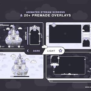 Ethereal Royal Celestial - Stream Package - Pastel Purple, Dark & Light ...