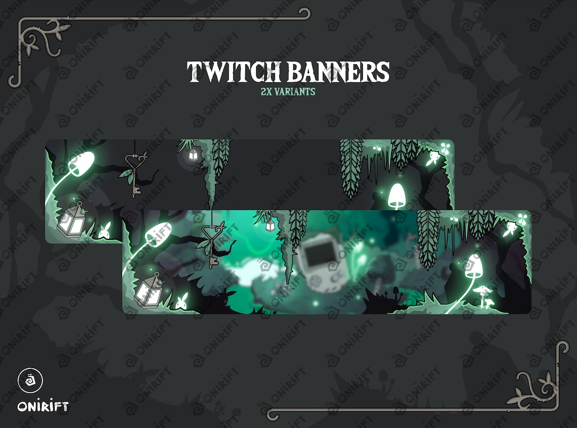 Twitch PANELS - Enchanted Forest and Glowing Mushrooms - Twitch Profile ...