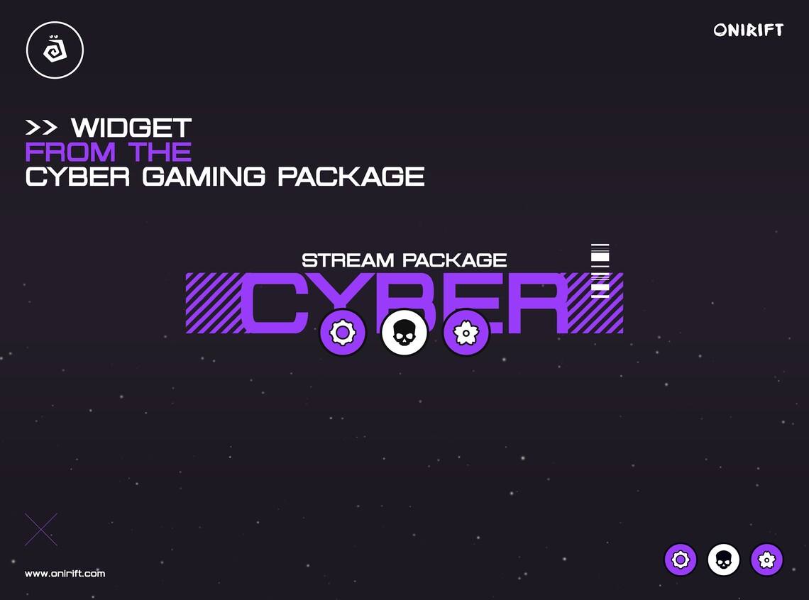 Modern Twitch Chat Widget - Animated Chat Alerts - Cyberpunk & Tech ...