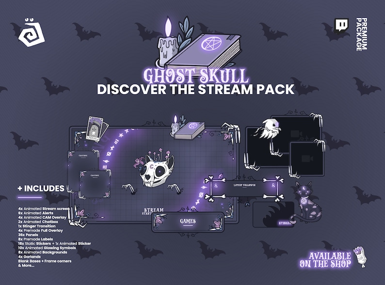 Just Chatting - Animated CAM Overlay and Chatbox for TWITCH & YOUTUBE ...
