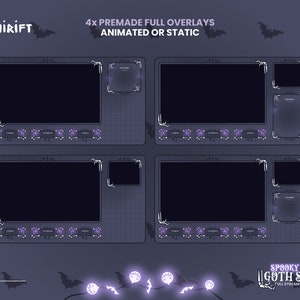Gothic & Spooky Streaming Package for TWITCH - YOUTUBE - Halloween ...