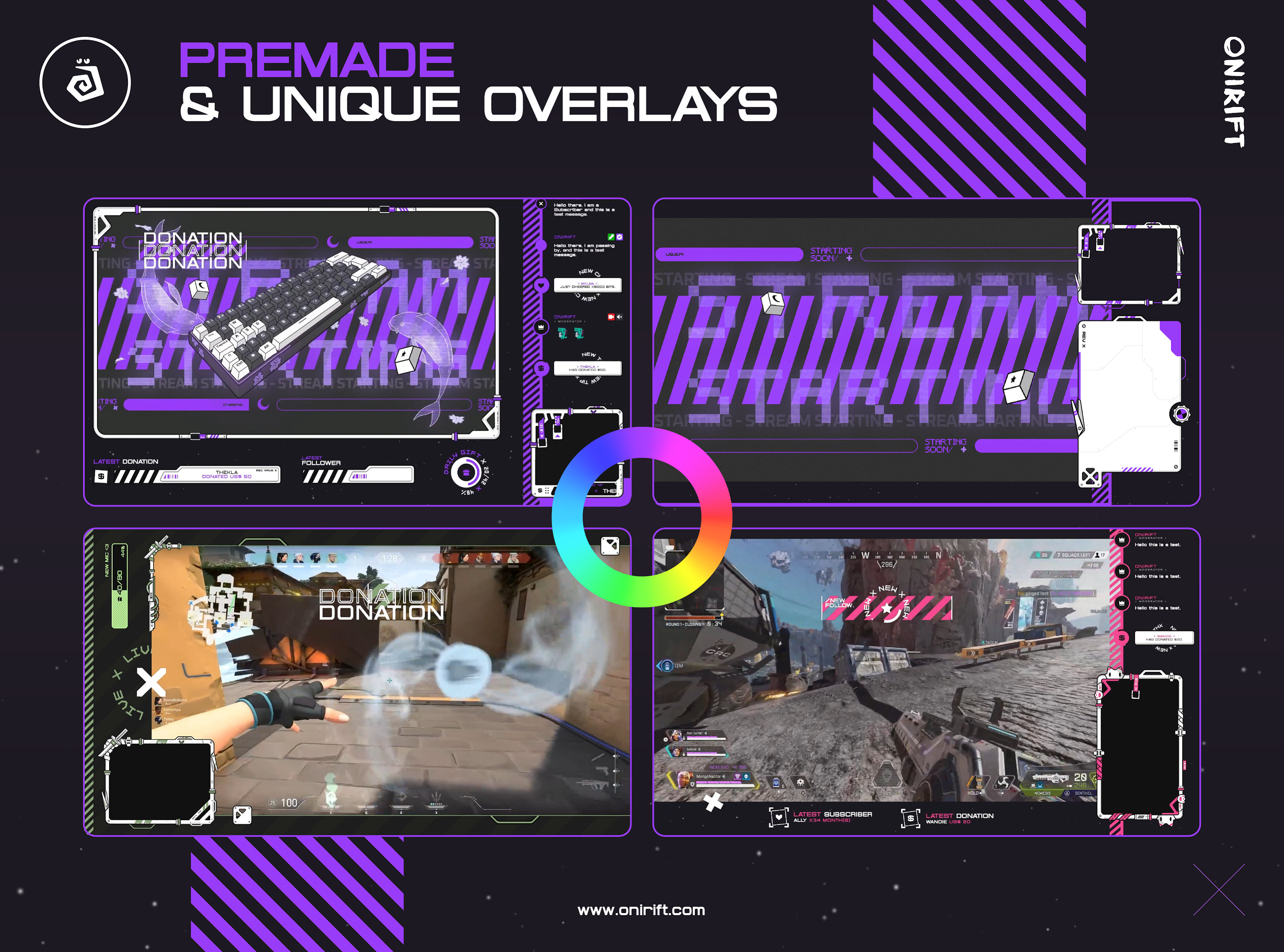 Cyberpunk Gaming Twitch STREAM PACKAGE Youtube Facebook - Etsy México