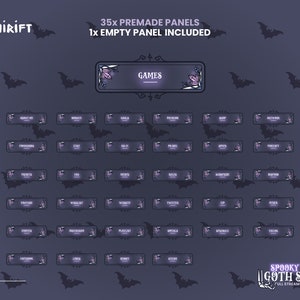 Gothic & Spooky Streaming Package for TWITCH - YOUTUBE - Halloween ...