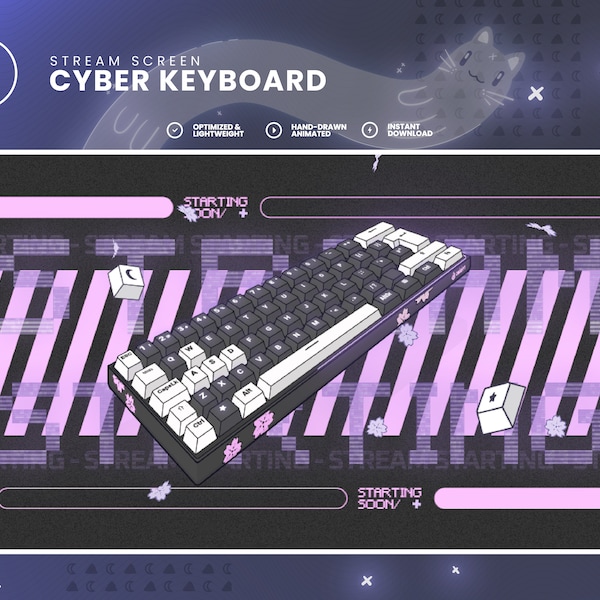 Cyberpunk Keyboard - Etsy