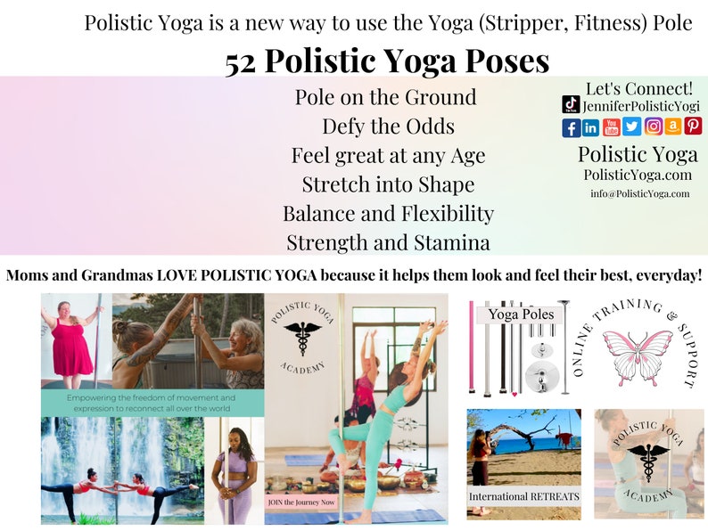 Polistic Pole Yoga Guide - Etsy