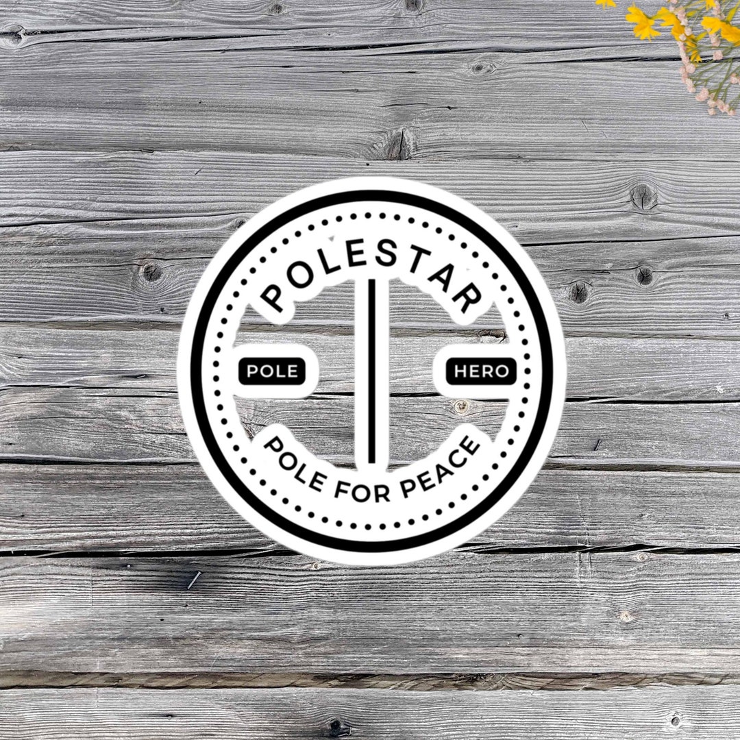 Polestar Pole for Peace Bubble-free Stickers - Etsy