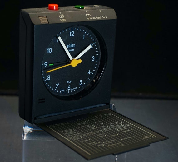 Braun Quartz Vintage Alarm Clock Voice Control | Etsy