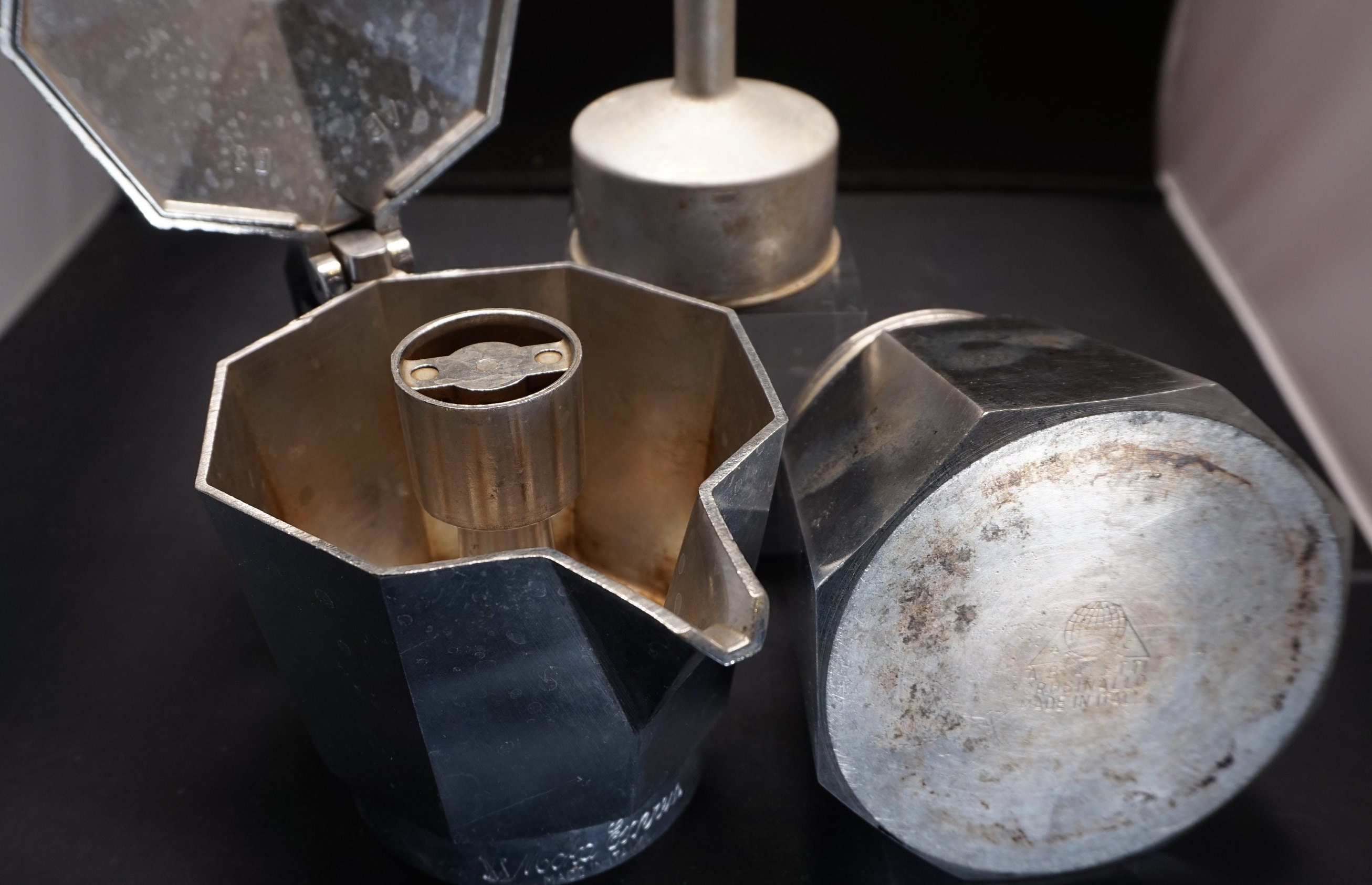 Espresso Makers Coffee Makers Bialetti Moka Express Vintage with Anti ...