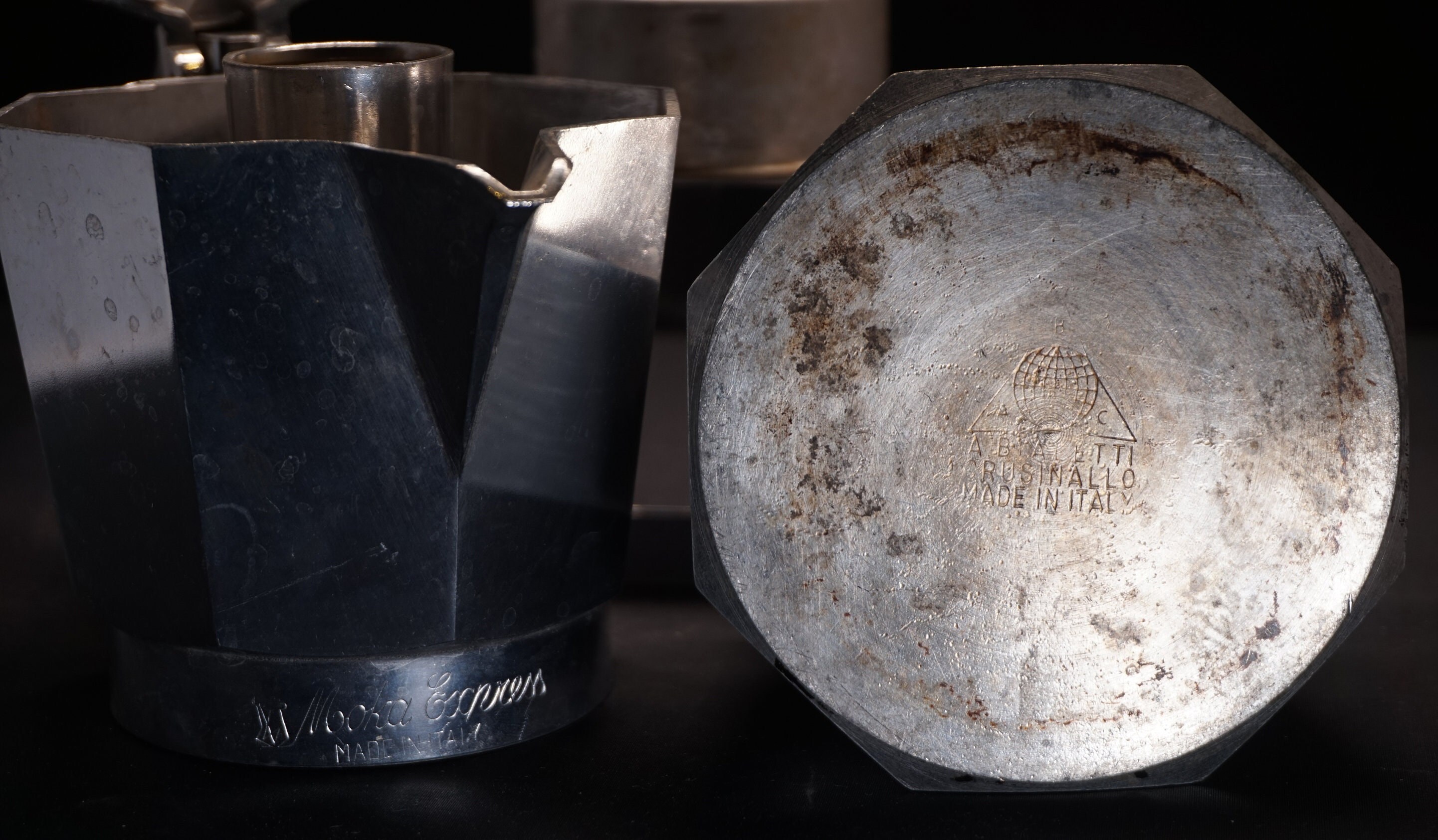 Espresso Makers Coffee Makers Bialetti Moka Express Vintage with Anti ...