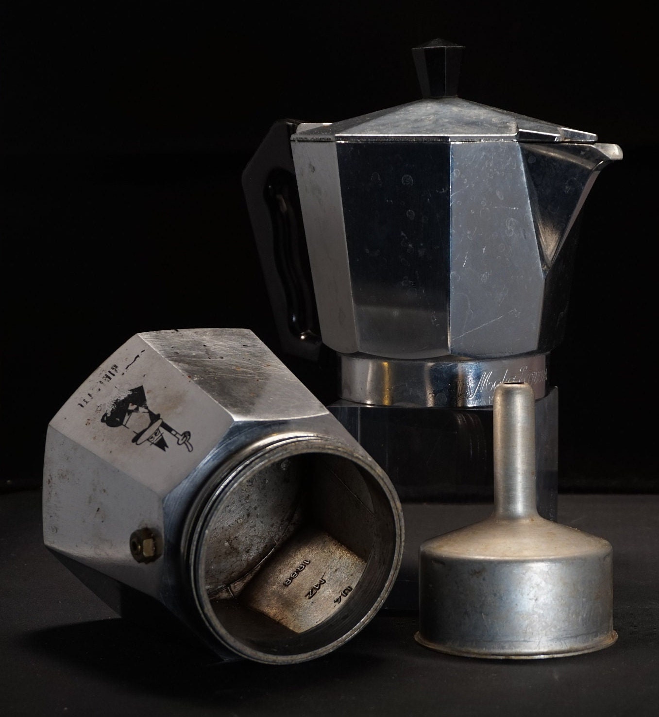 Espresso Makers Coffee Makers Bialetti Moka Express Vintage with Anti ...