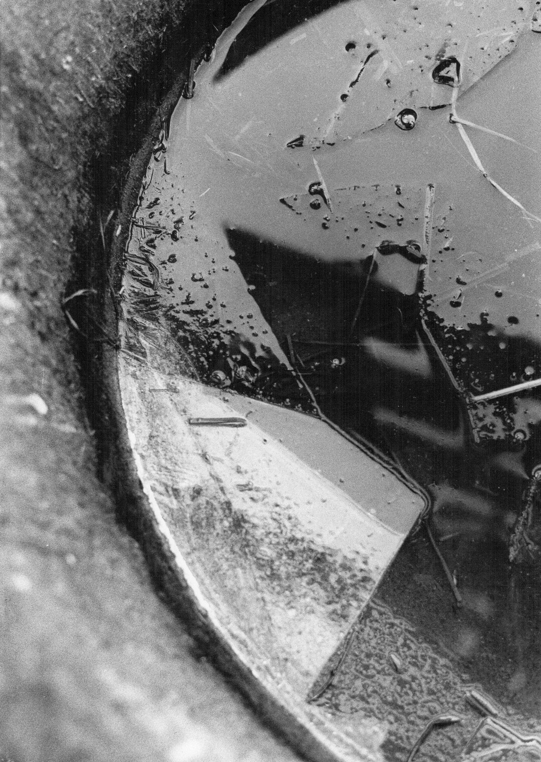 Printable Black and White Ice Print. - Etsy