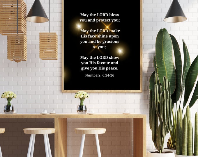 The Lord Bless You and Keep You the Lord Make His Face Shine on You ...