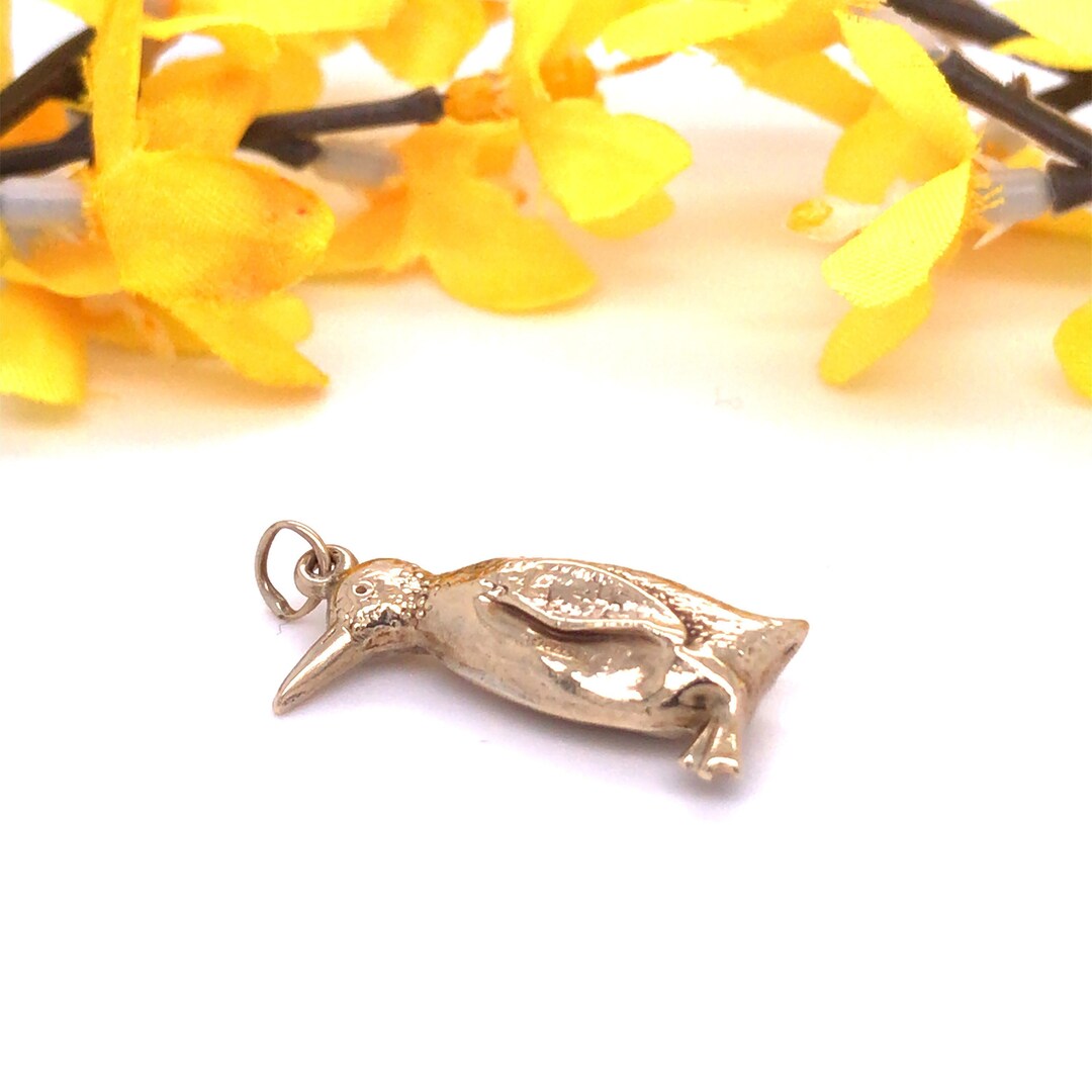 9ct Gold Emperor Penguin Charm Hallmarked Gold Charms Vintage Charms ...