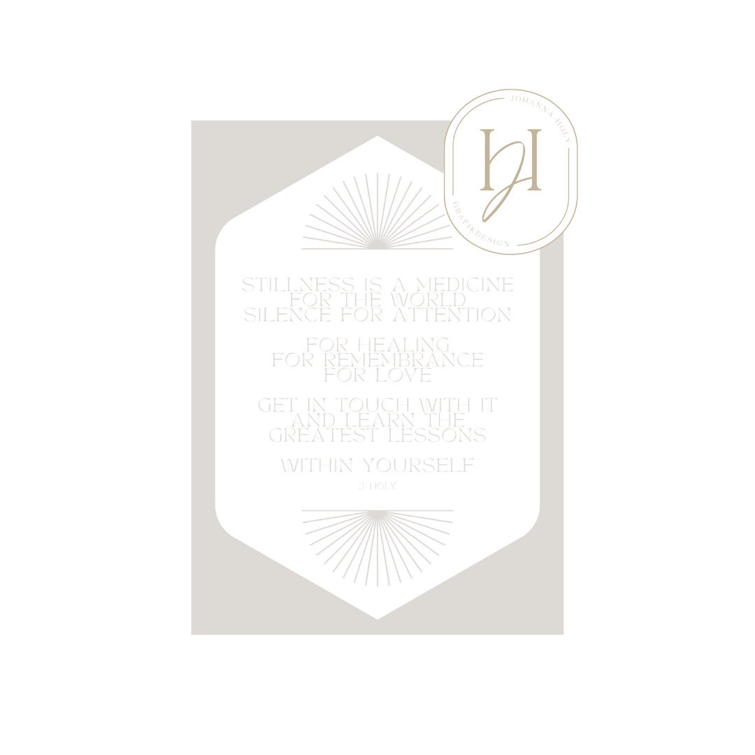 Art Print/poster/postcard: Poem, Graphic Design, Meditation ...