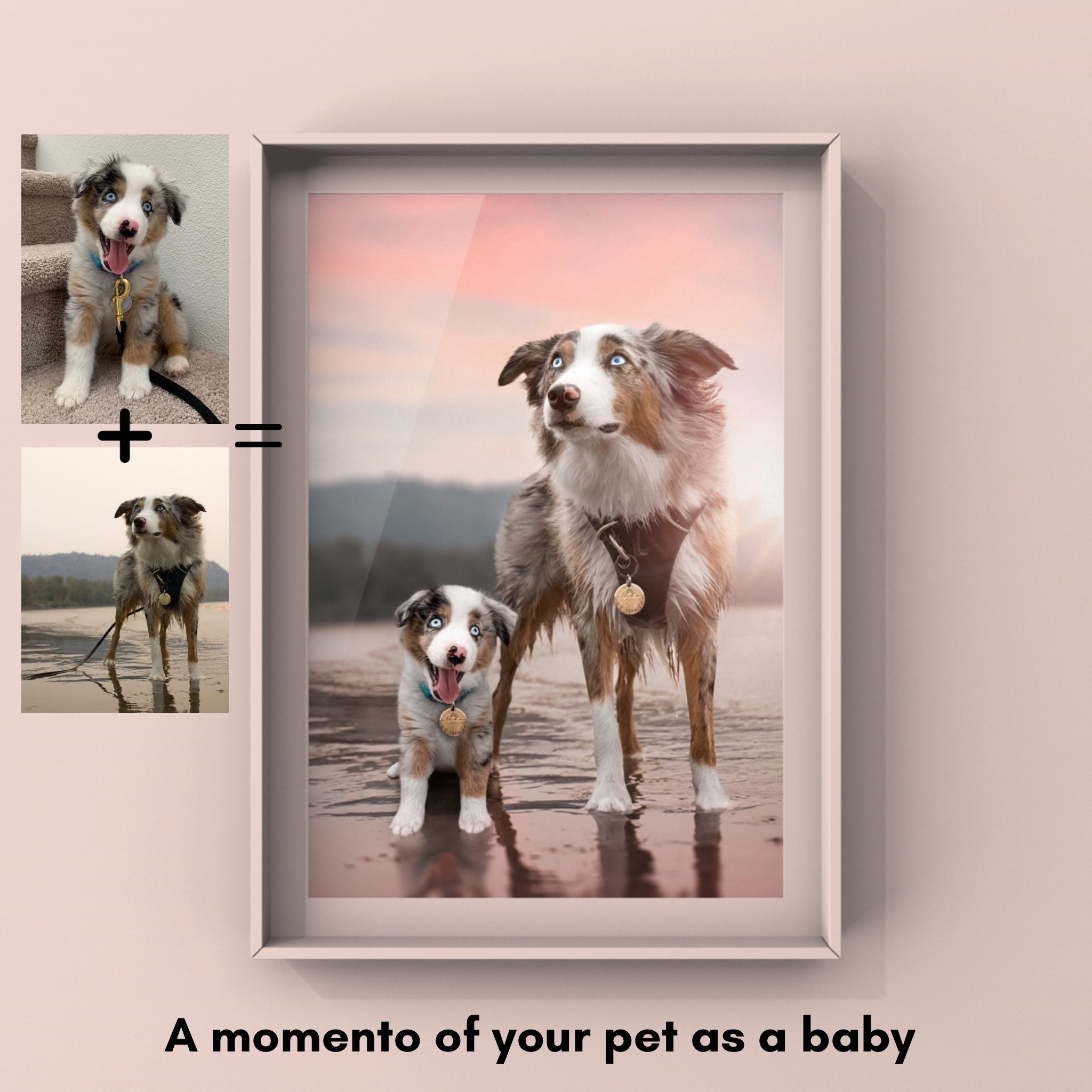 Custom Puppy/ Full Grown Adult Dog Composite - Etsy