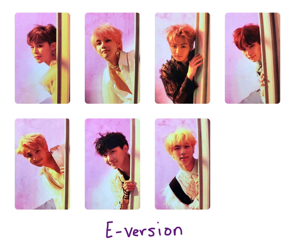 BTS Love Yourself Answer S E L F Version Photocards - Etsy