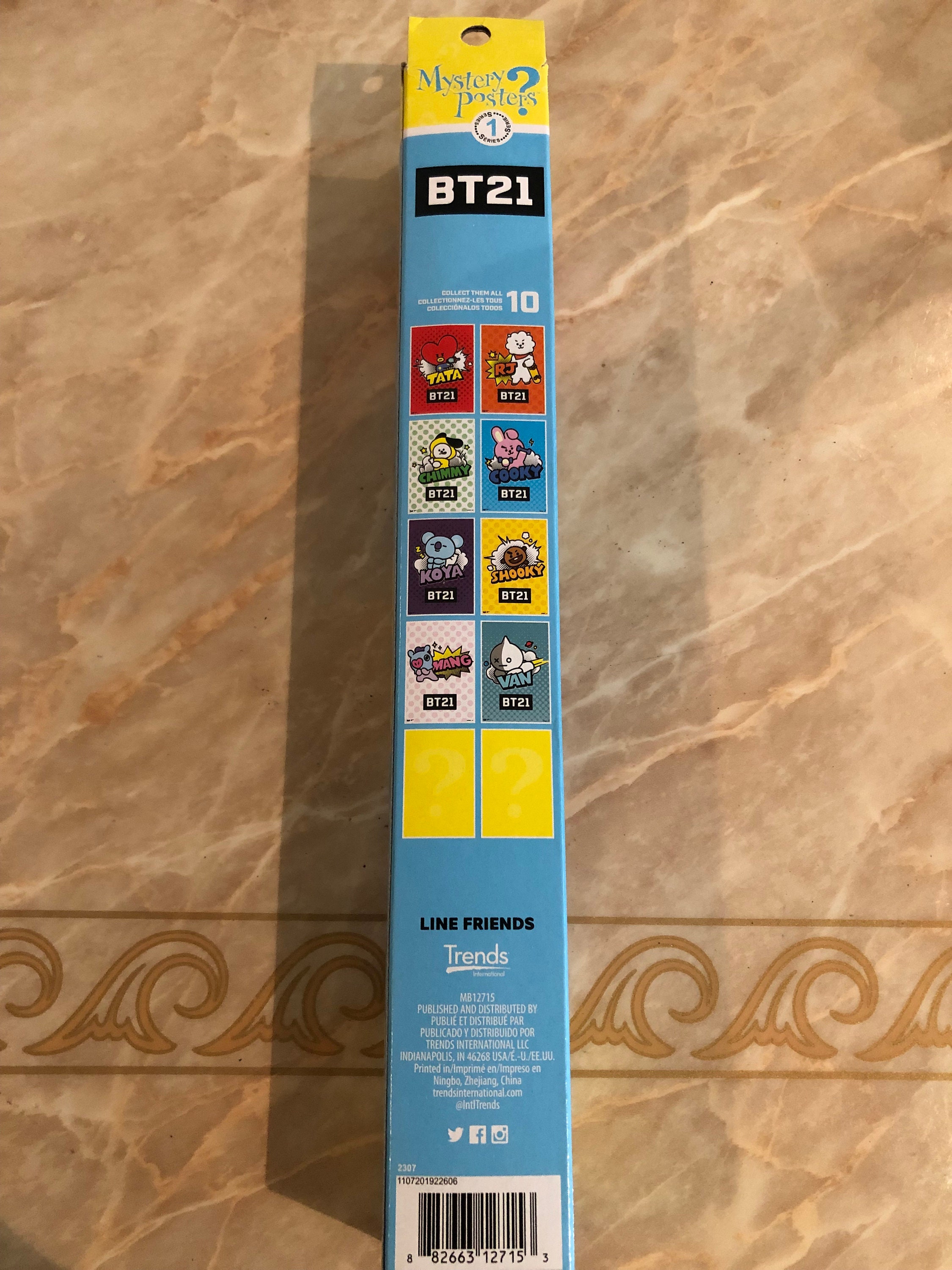 BT21 OFFICIAL Characters Series 1 Blind Box Mystery Poster - Etsy
