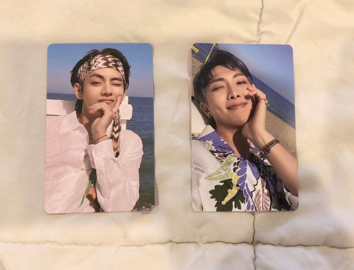 BTS Official Photo Cards and Message Cards From the Butter - Etsy