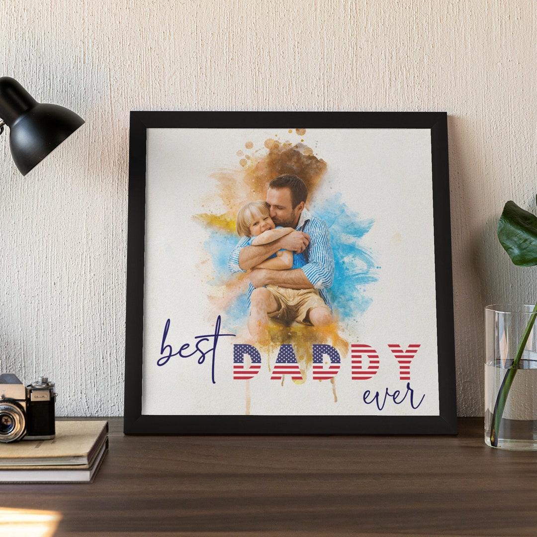 Fathers Day Gifts, Custom Portrait, Family Portrait, Portrait From ...
