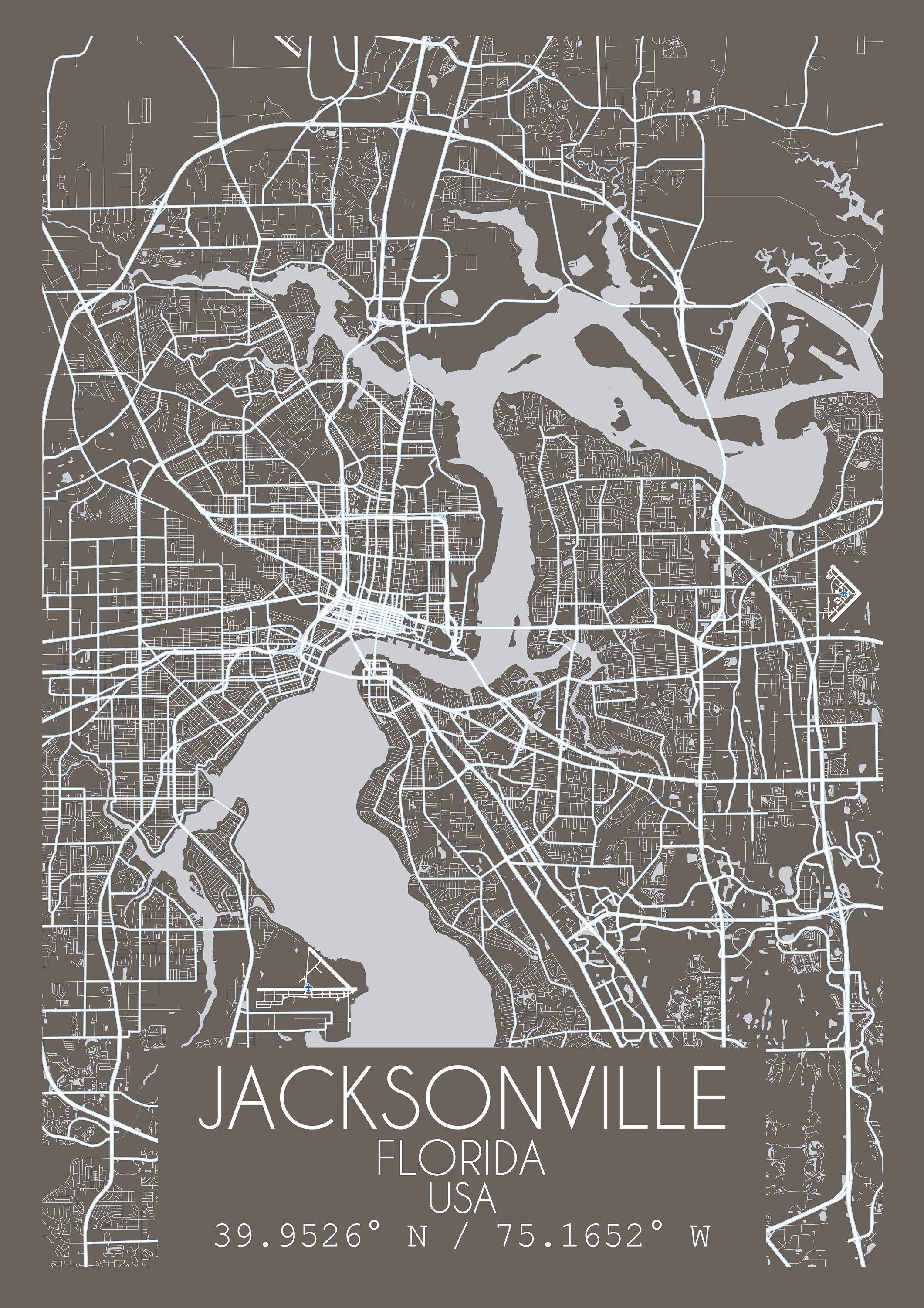 Custom City Map, Digital Print, Personalized Map, Custom Map Print ...