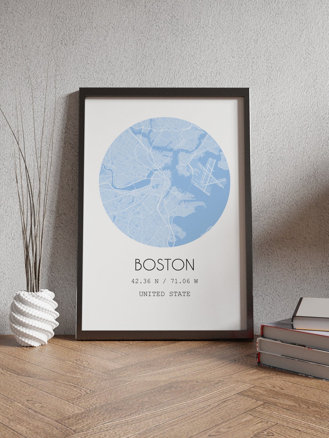 Custom City Map Print, Personalized Map Poster (digital Download) - Etsy