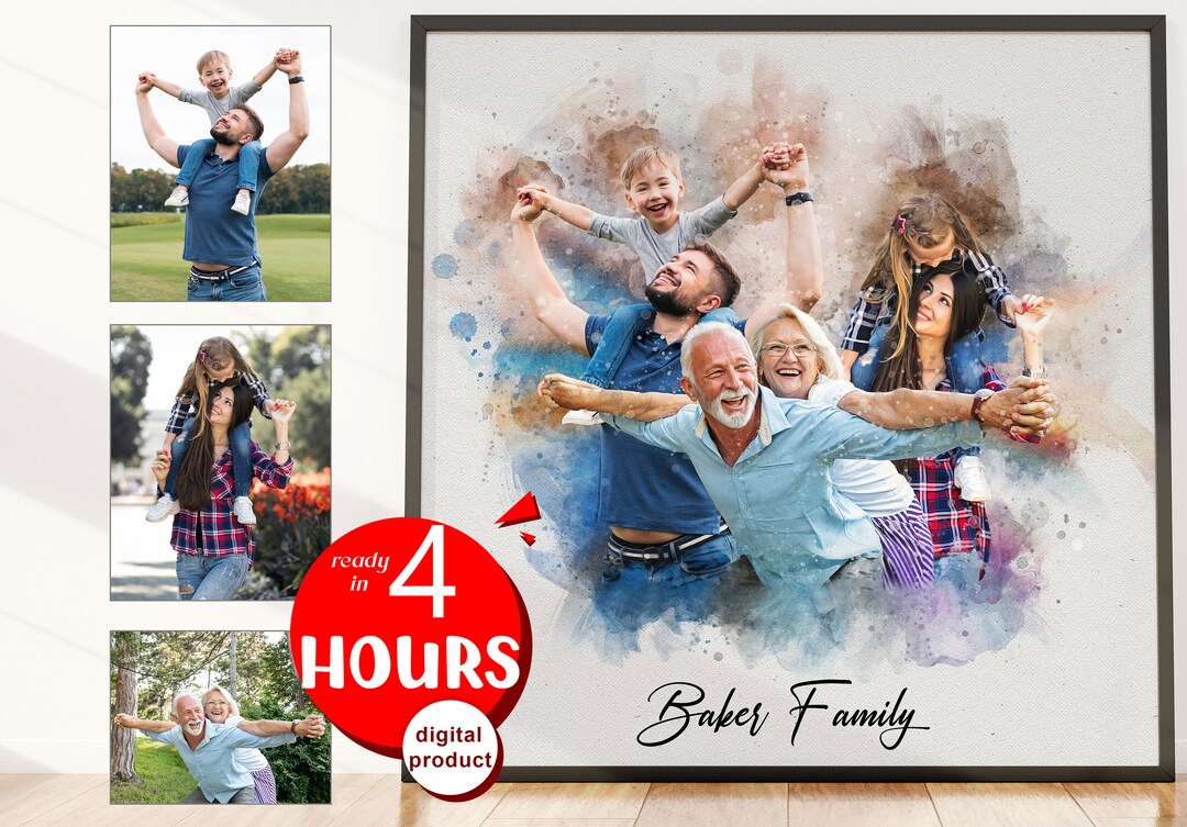 Personalised Family Print Home Gift Family Prints Personalised Family ...