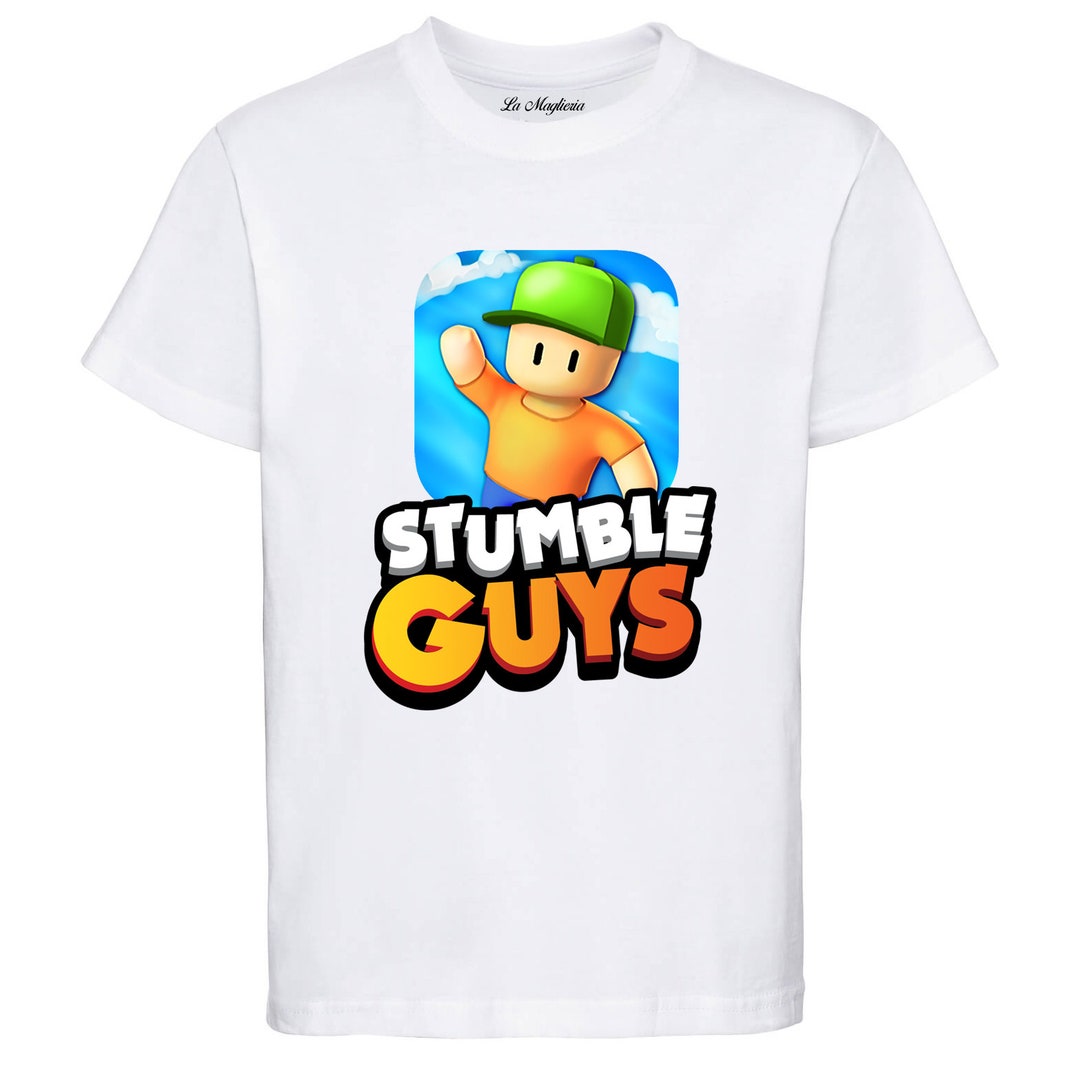 STUMBLE GUYS Game T-shirt, 100% Cotton T-shirt for Boys and Girls - Etsy