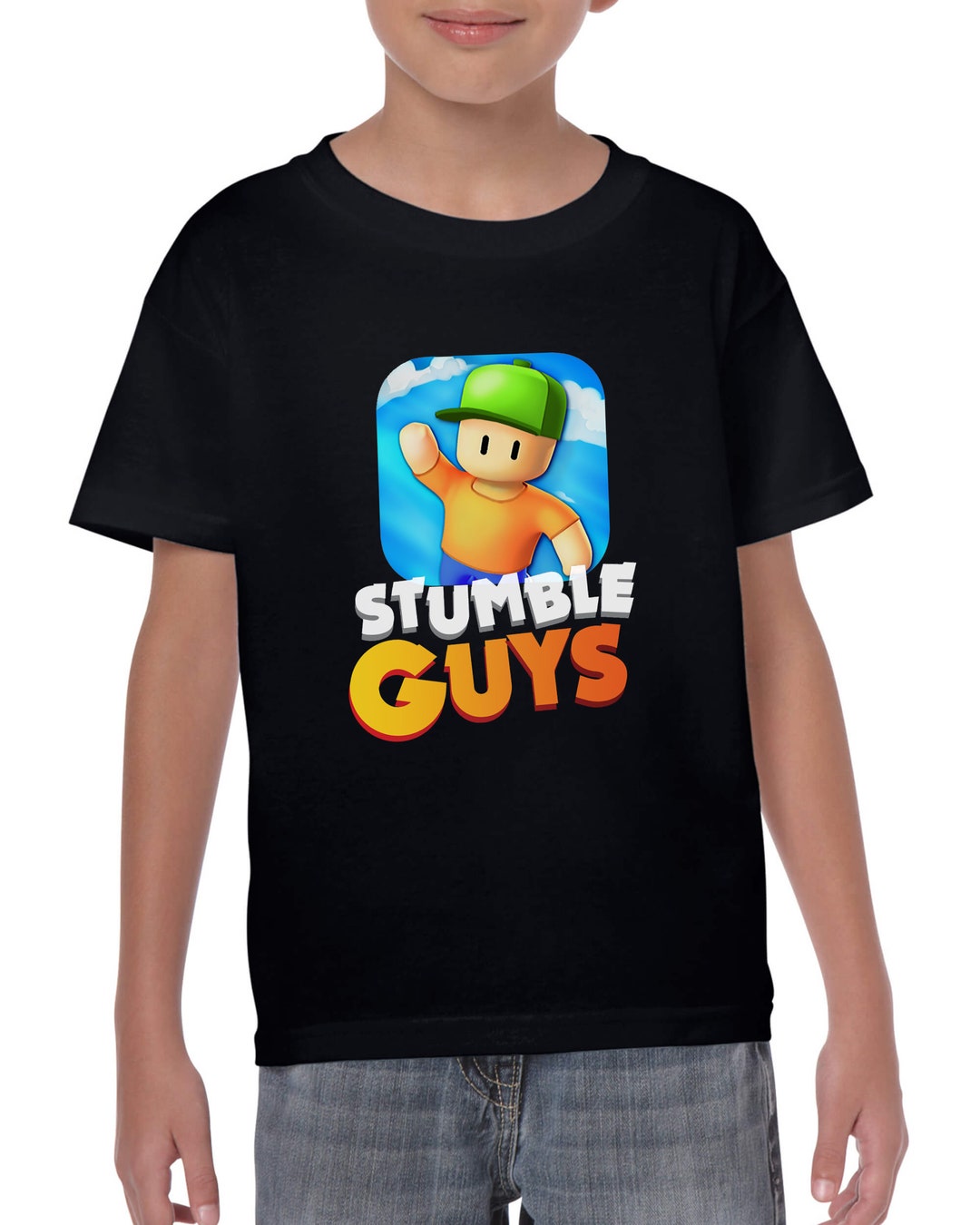 T-shirt STUMBLE GUYS T-shirt Boy and Girl 100% Cotton - Etsy