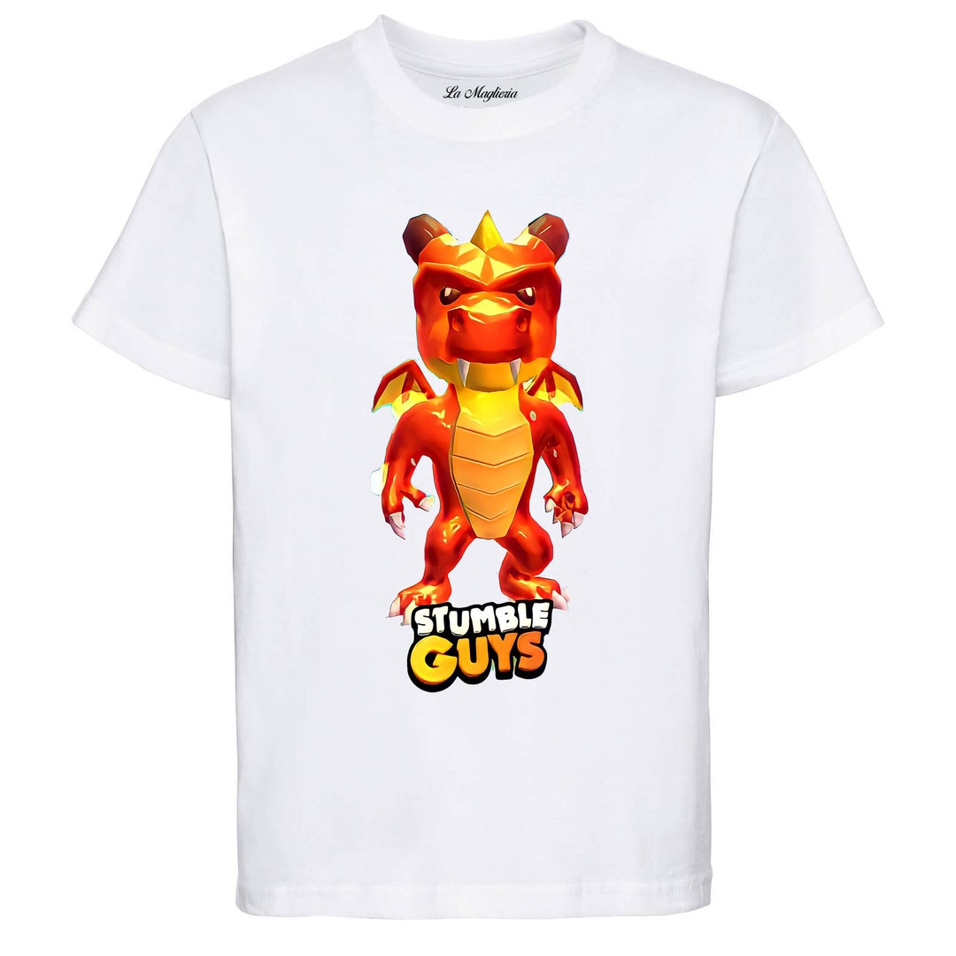 T-Shirt Spiel Stumble Guys Skin INFERNO DRAGON T-Shirt Junge und ...