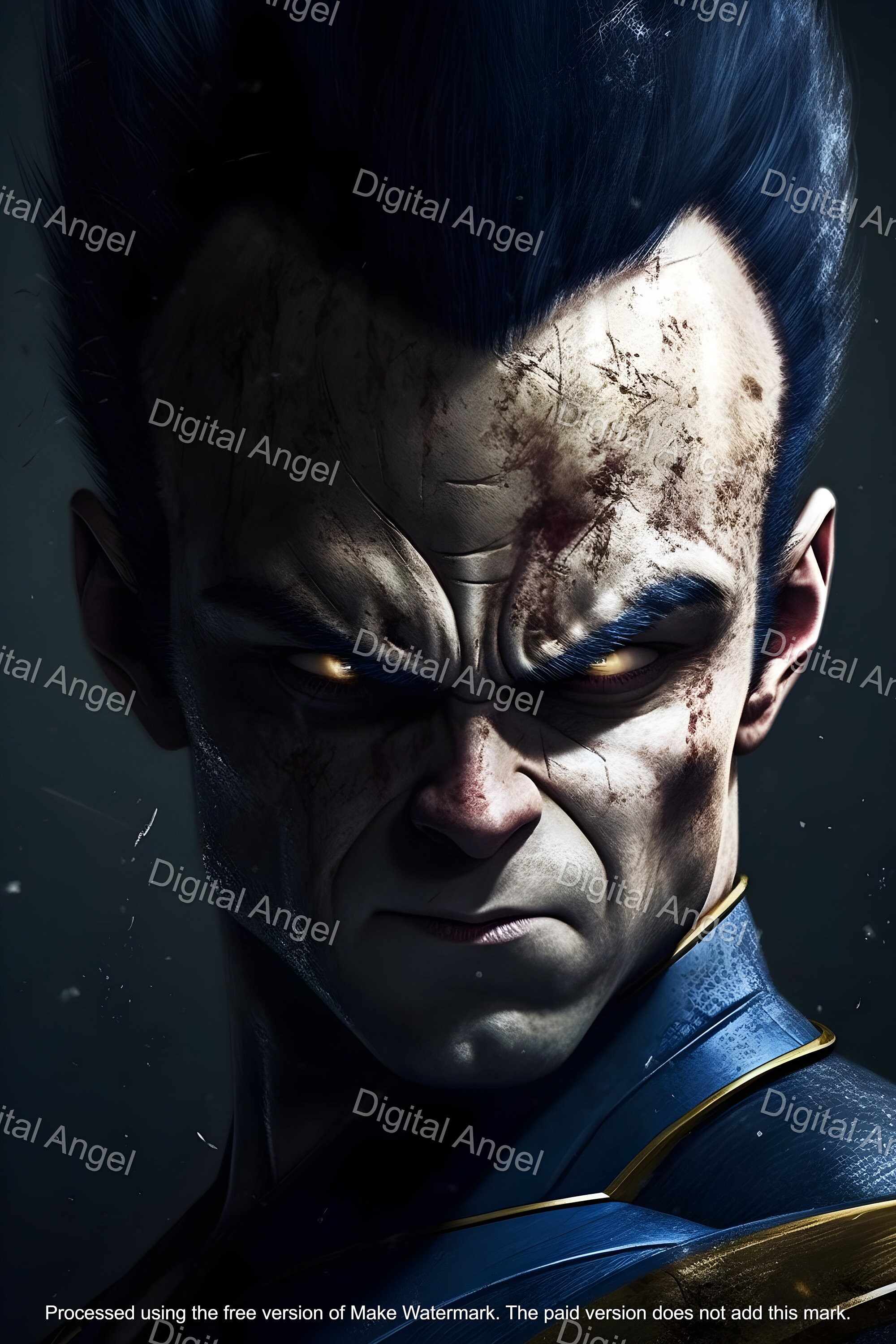 VEGETA Digital Poster - The Classic For Every Dragonball Z Fan! V4