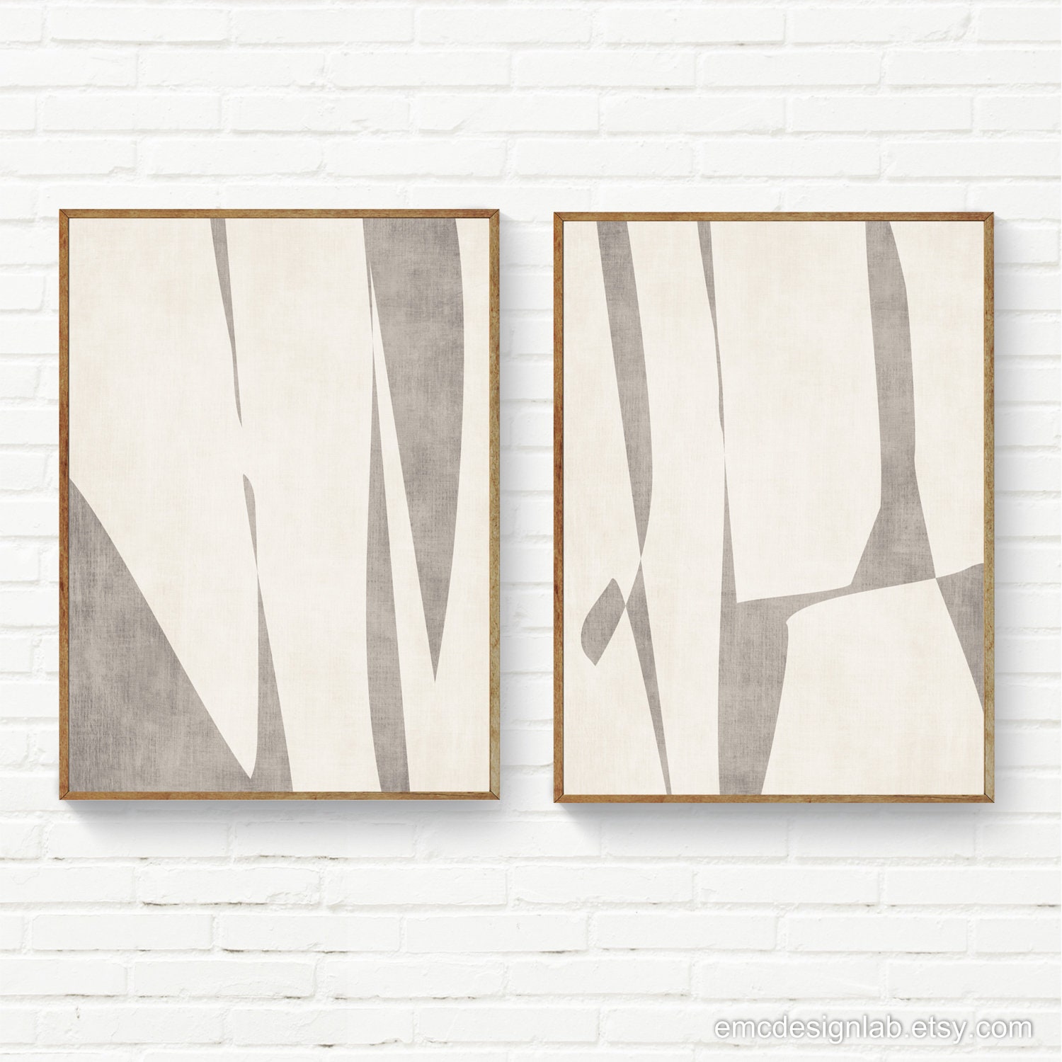 Living Room Minimalist Neutral Print, Bedroom Neutral Wall Art, Modern ...