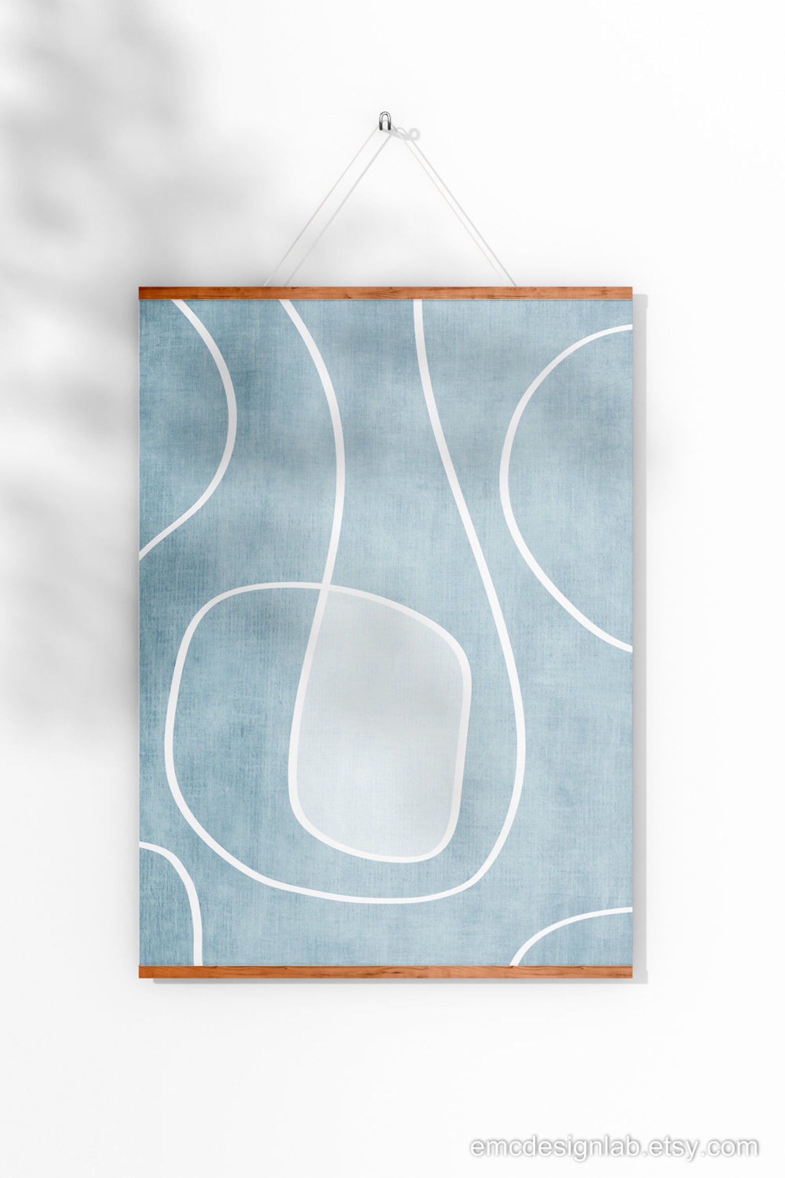 Light Blue & White Exclusive Line Art / Unique Elegant Sky Blue White ...