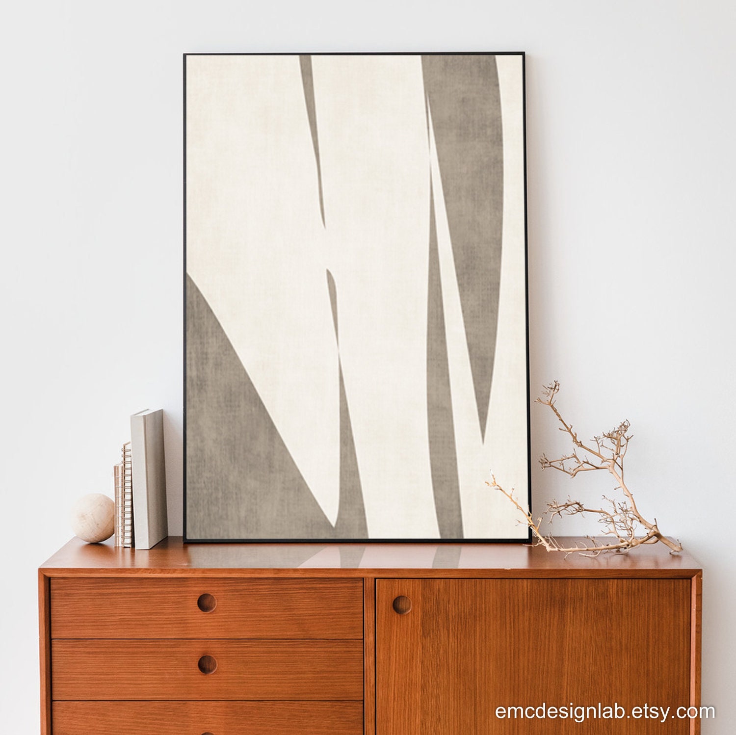 Living Room Minimalist Neutral Print Bedroom Neutral Wall - Etsy