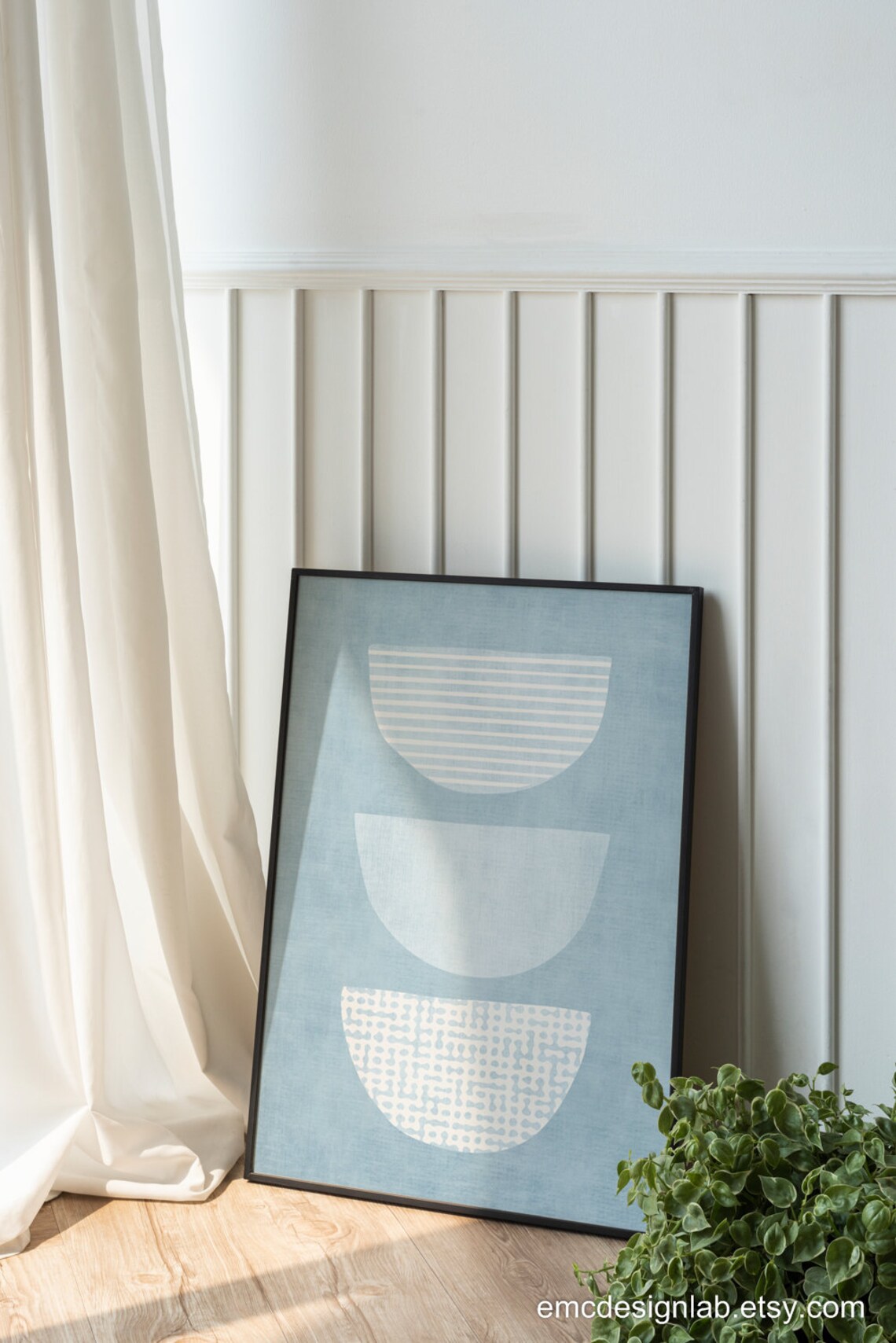 Sky Blue White Minimalist Art Print Sky Blue Minimal Abstract - Etsy