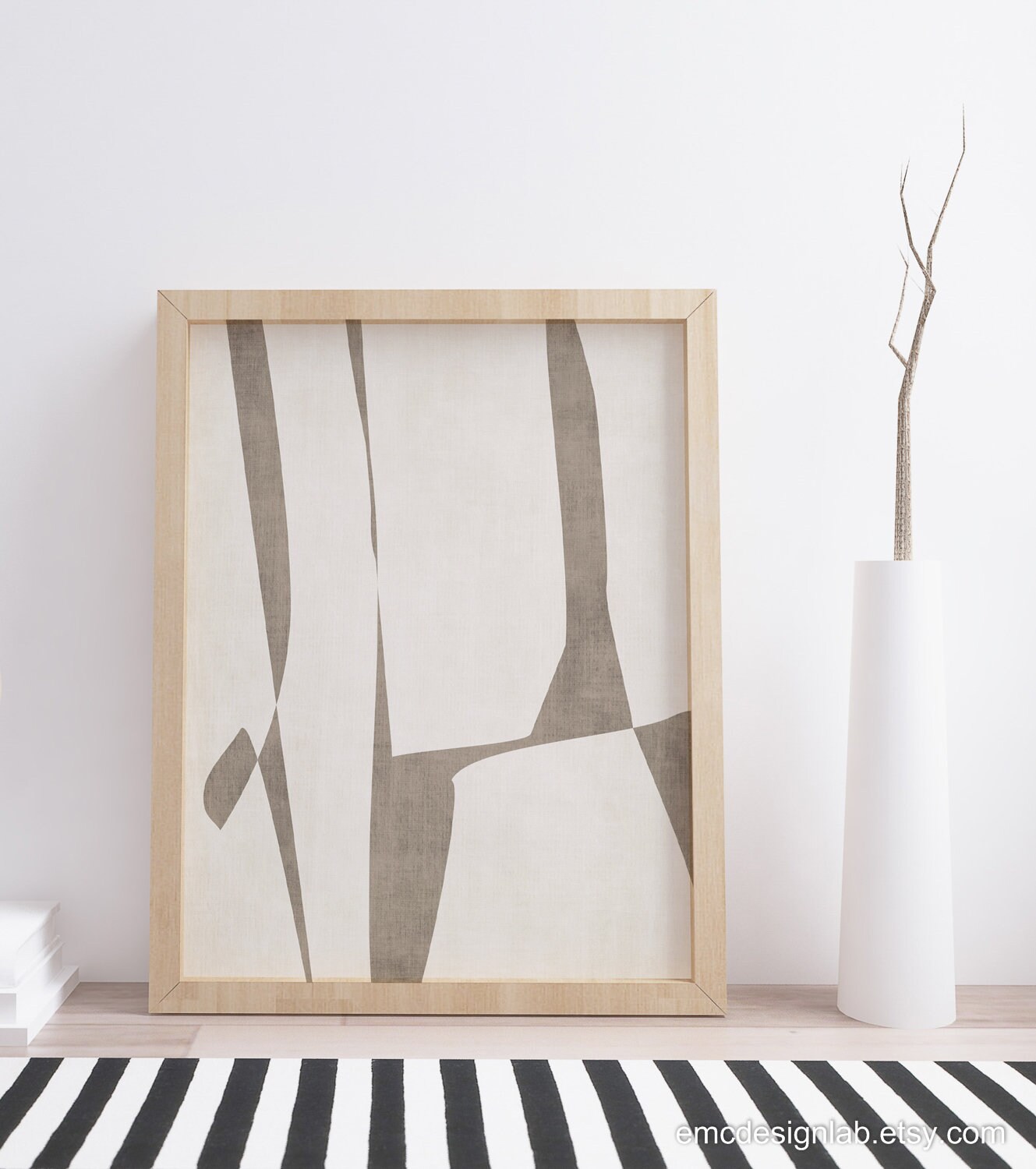 Beige Minimalist Wall Art Living Room Neutral Print Bathroom - Etsy