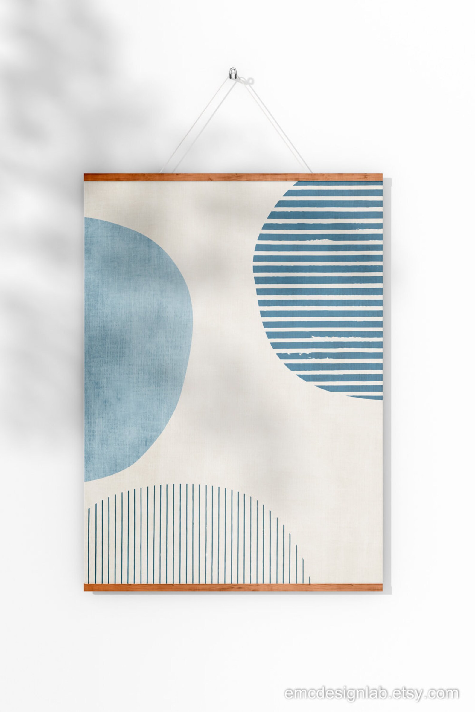 Neutral Blue Tones Minimalist Artwork, Bold Minimalism, Light Teal Wall ...