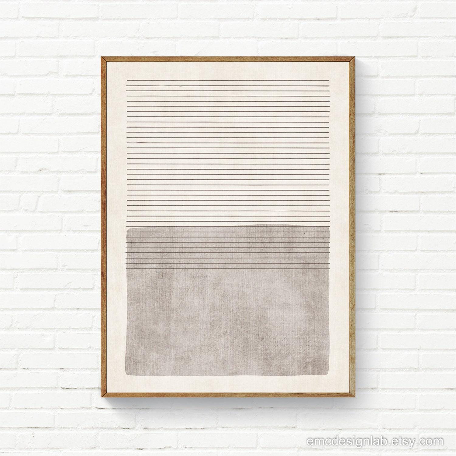 Minimalist Neutral Beige Set of 2 Art Prints, Large Neutral Wall Art ...