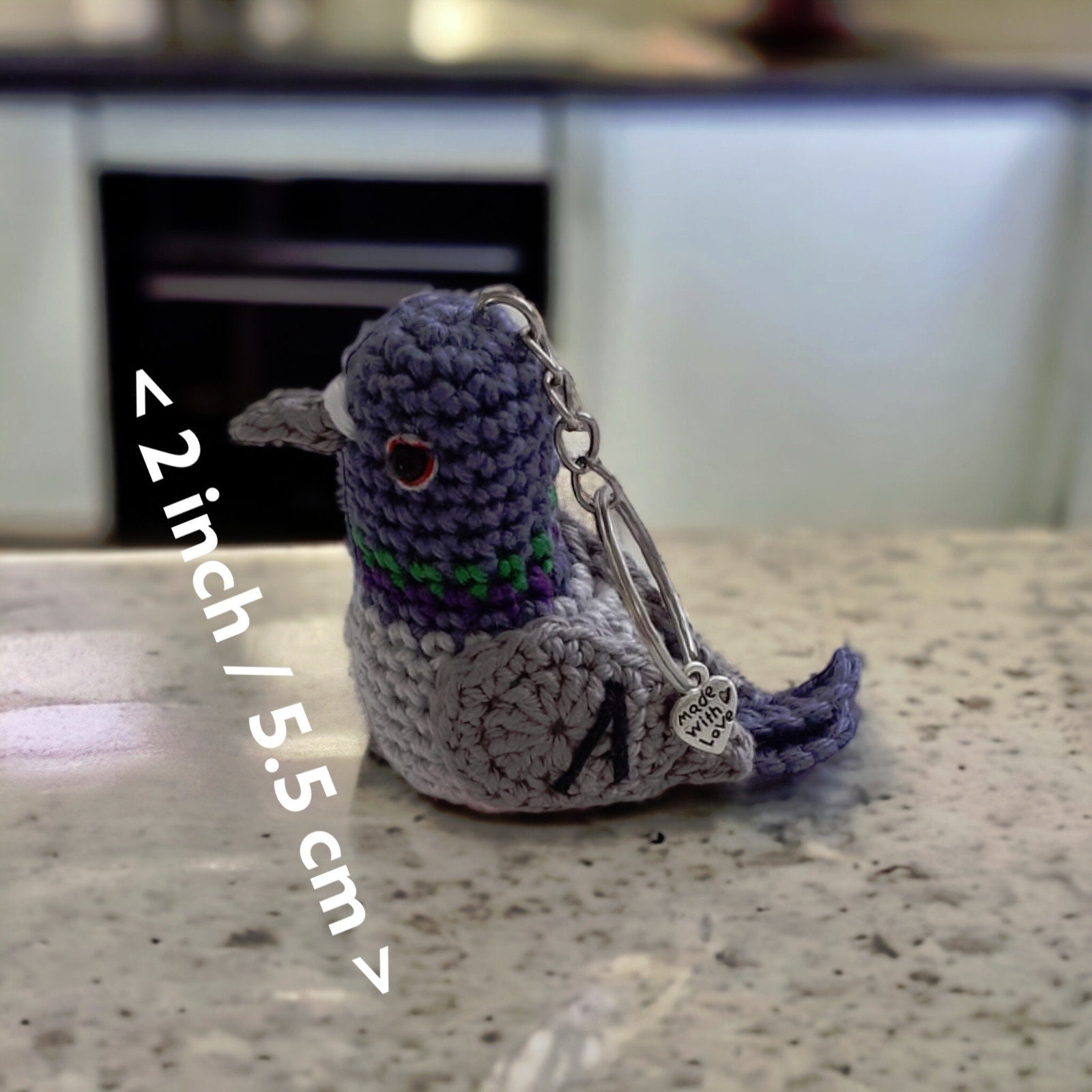 Keychain Cartoon Homing Pigeon - Etsy