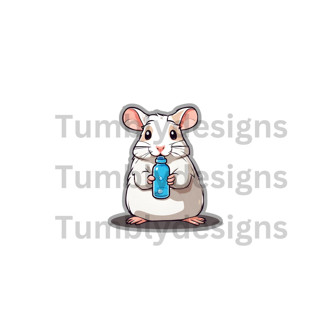 Thirsty Hamster Sunroof PNG With Water Bottle Sunroof - Etsy