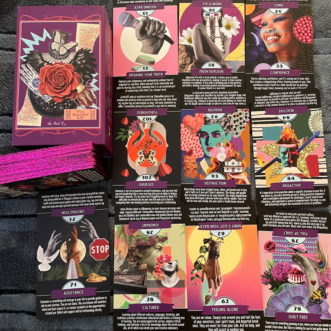 It's A Beautiful Life Oracle Deck (110 Cards) for Divine Spiritual ...