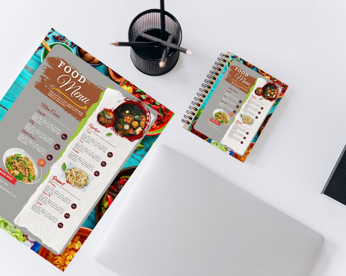 Modern Menu Food Menu, Food Menu Template, Menu Template, Printable ...