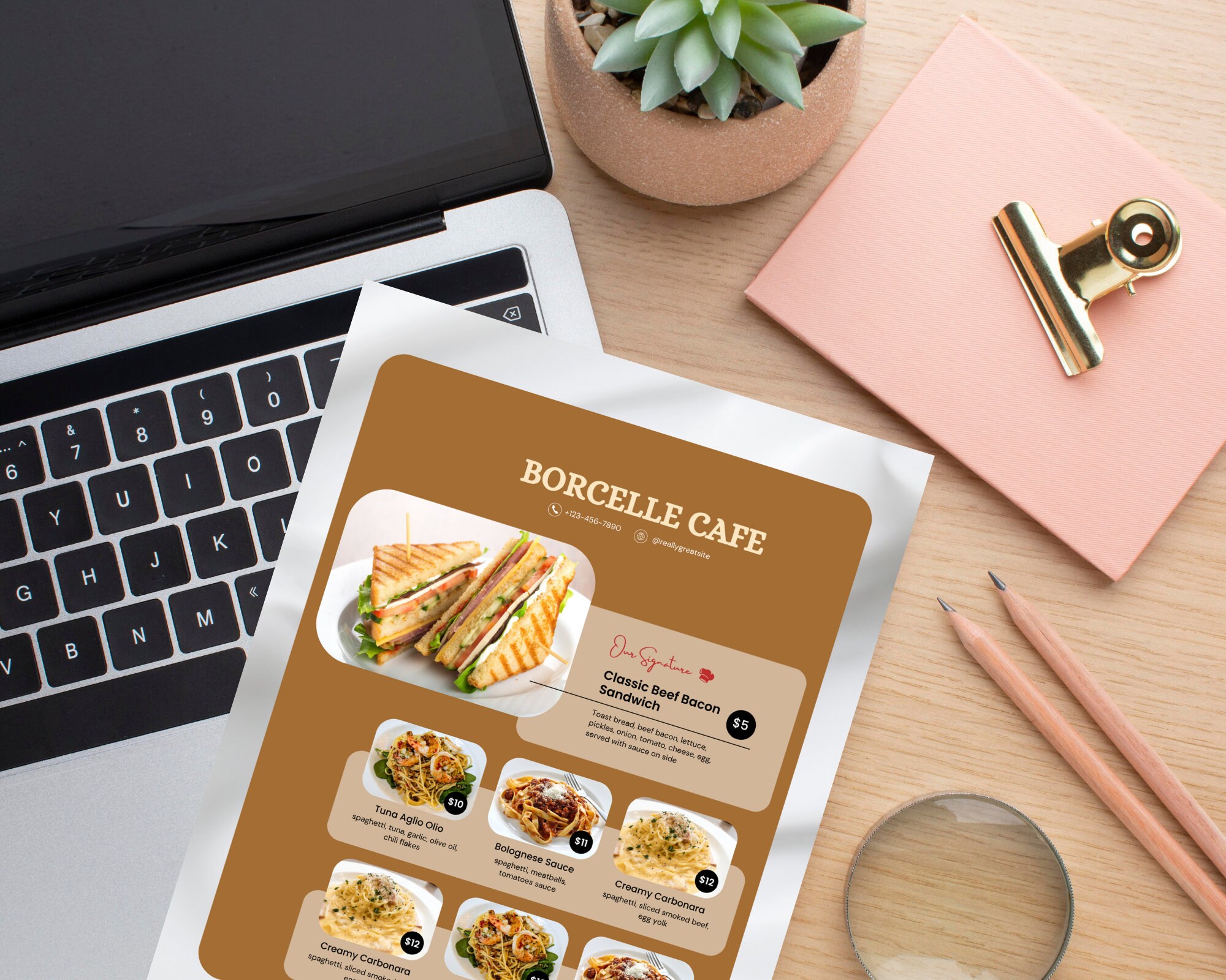 Borcelle Restaurants Food Menu, Food Menu Template, Menu Template, Printable Restaurant Menu ...