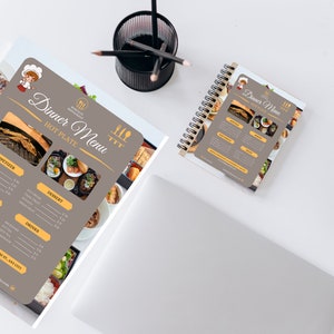 Modern Dinner Hot Plate Menu, Food Menu Template, Menu Template ...