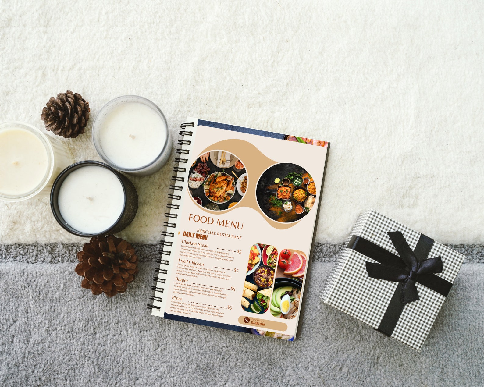 Brown Bold Food Menu,food Menu Template,menu Template,printable ...