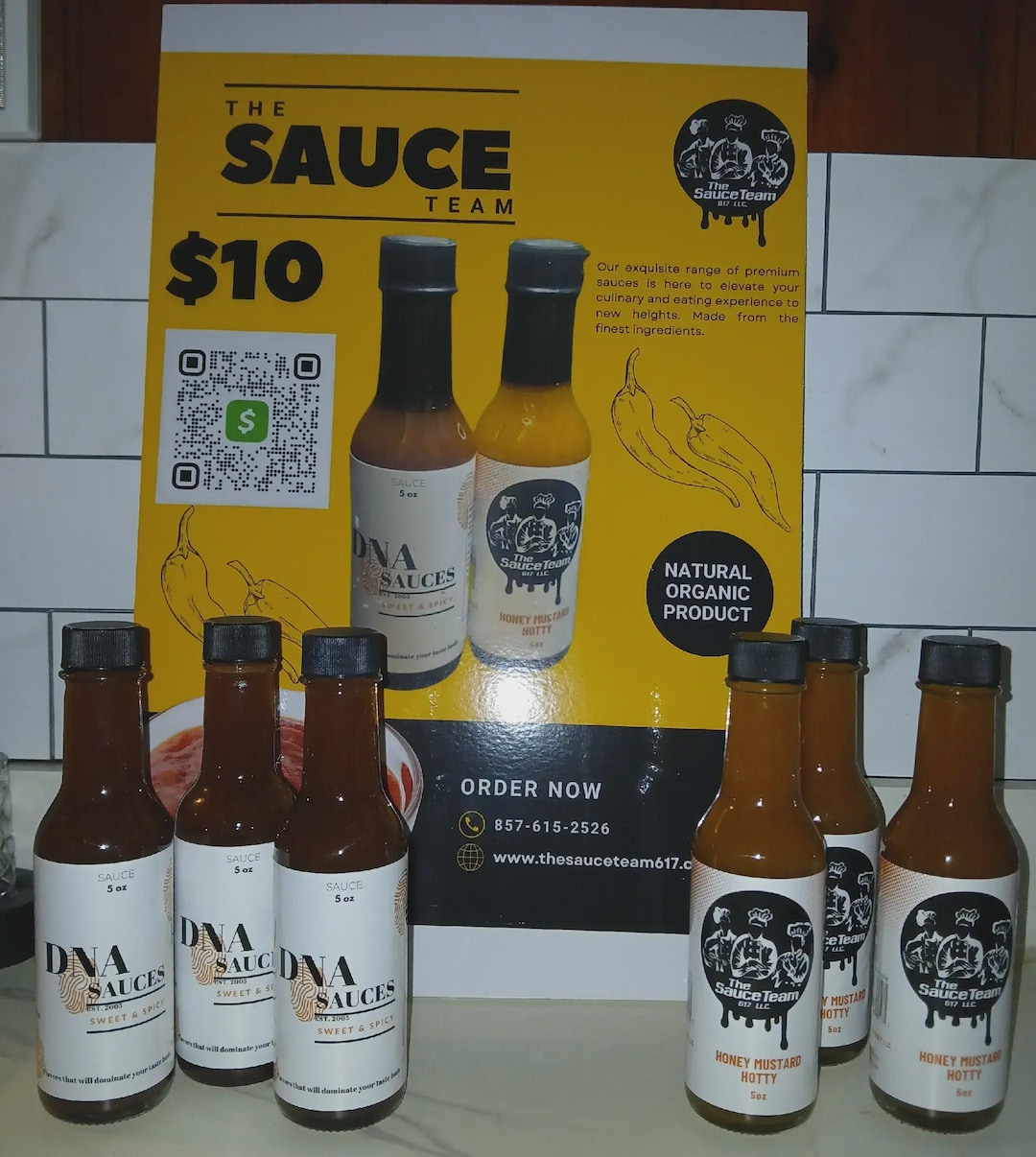 Quality DNA Sauces and Spicy Less Ingredient BBQ Sauce Goes on ...