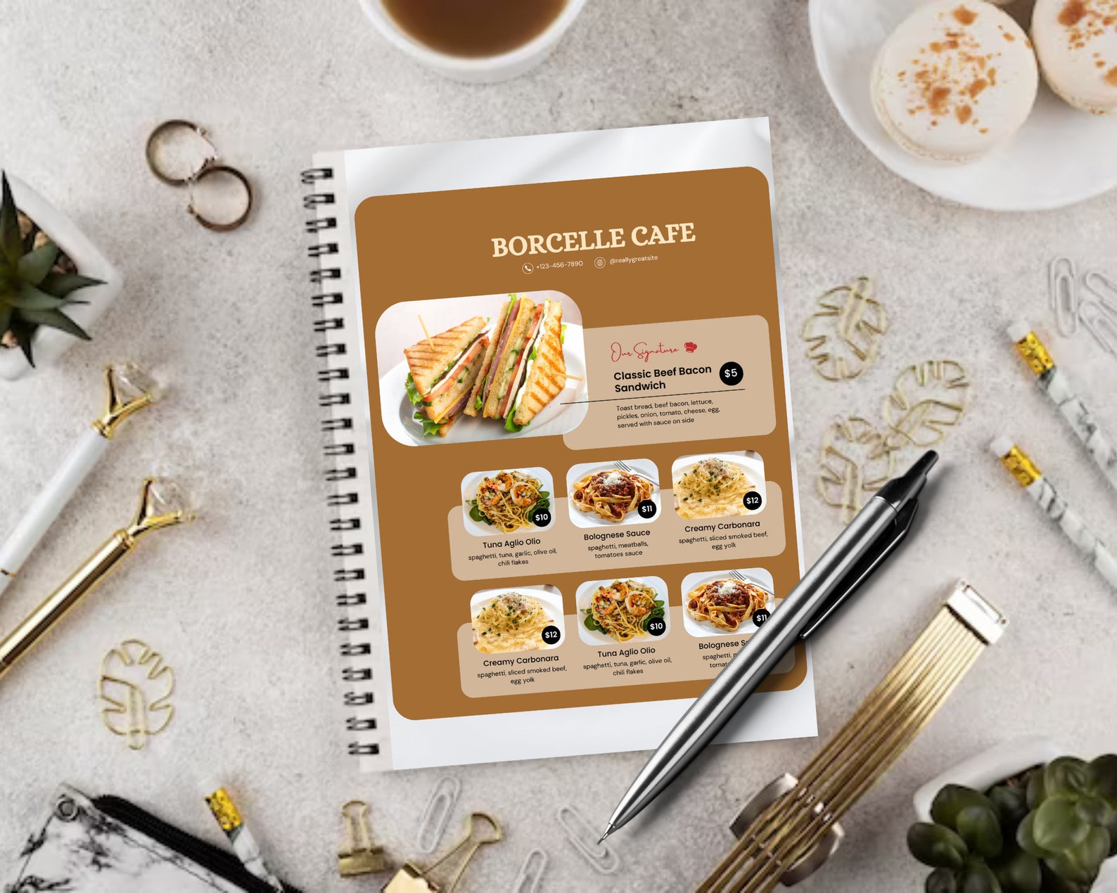 Borcelle Restaurants Food Menu, Food Menu Template, Menu Template ...